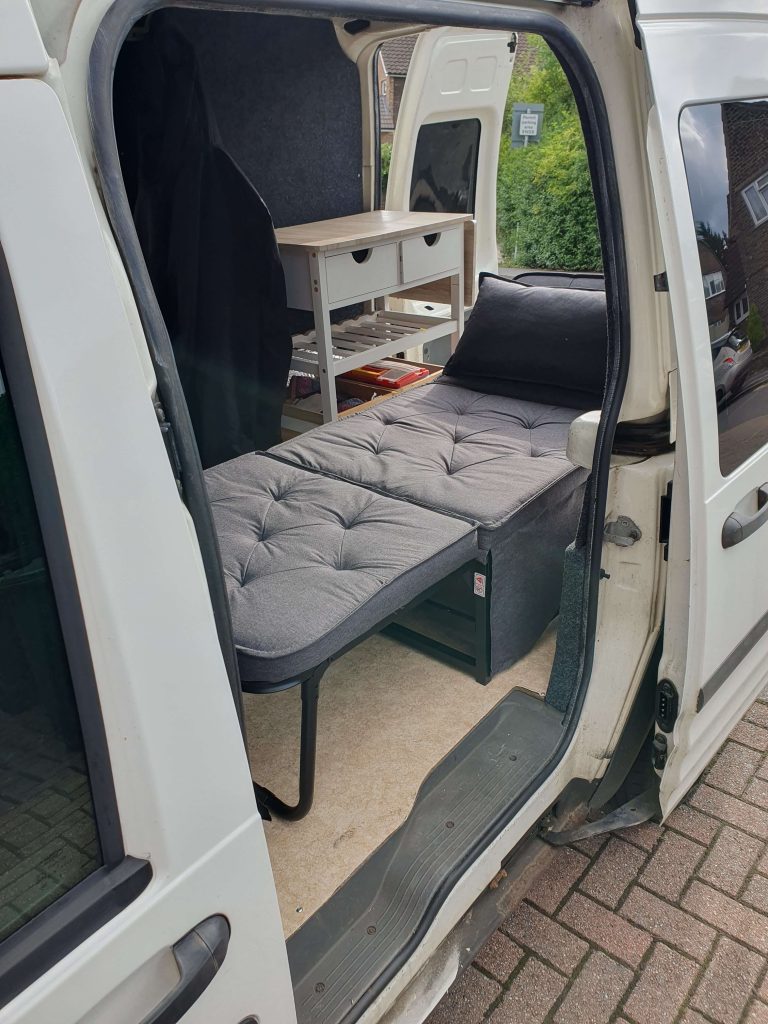 Pull Out Bed Solution For Your Camper/Race Van Conversion